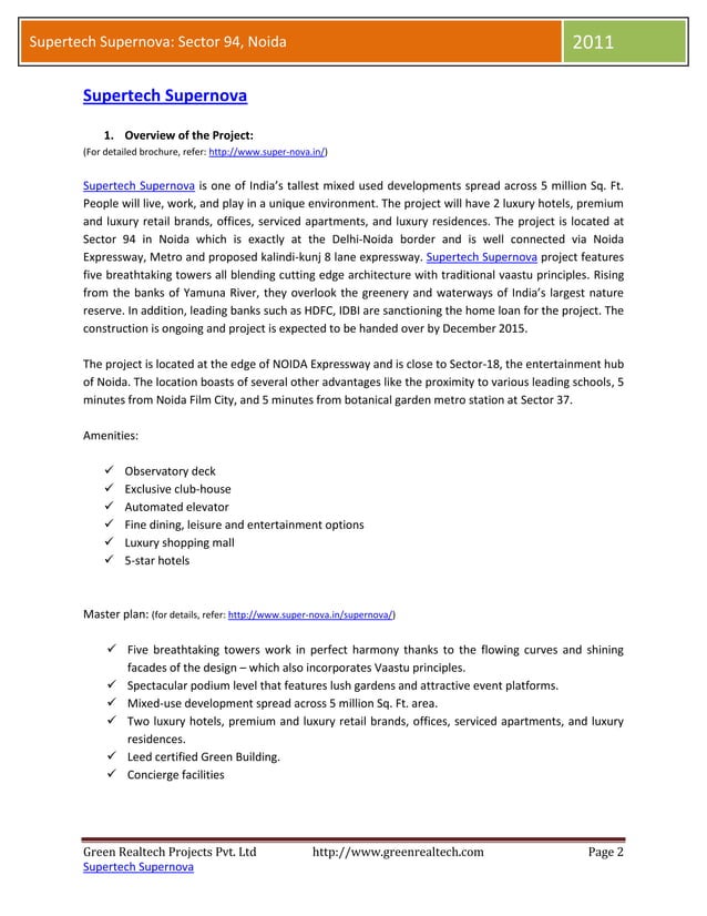 Supertech supernova | PDF