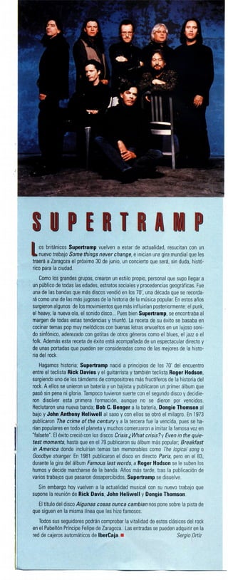 Supertramp. Some things never change (1997) | PDF