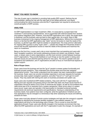 Super User Role Is Key To Post Implementation | PDF | IT and Internet ...