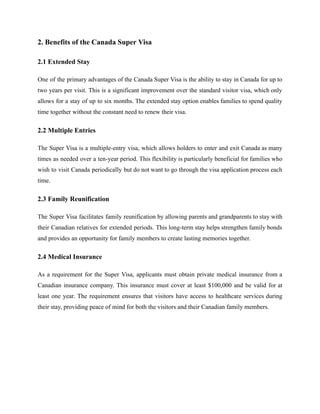 Canada Super Visa: A Comprehensive Guide | PDF