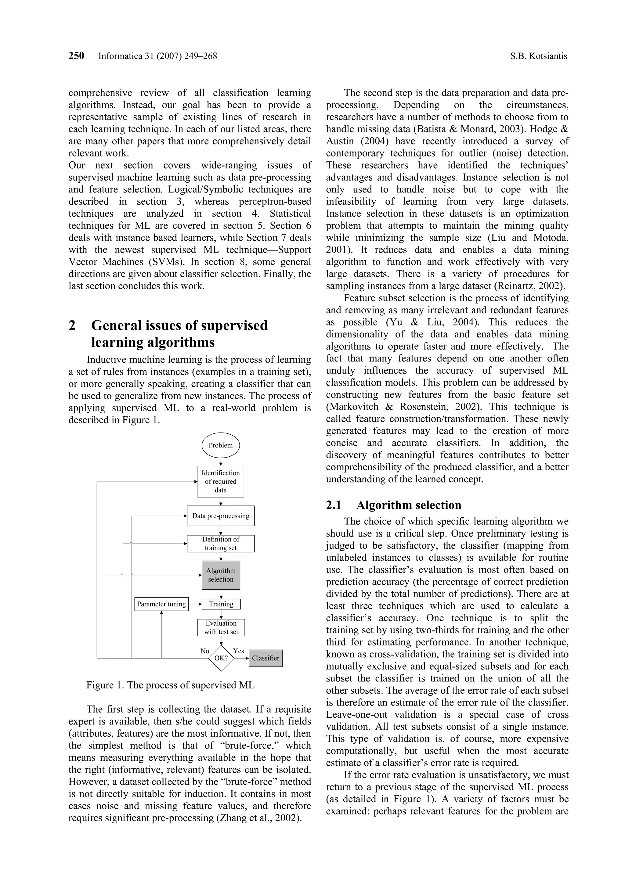 Supervised Machine Learning: A Review of Classification ... | PDF ...