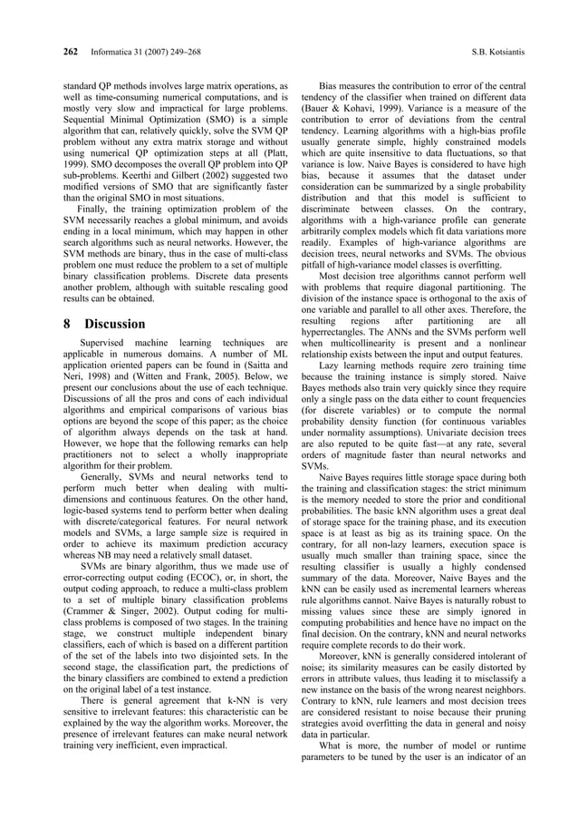 Supervised Machine Learning A Review Of Classification Pdf Computing Technology