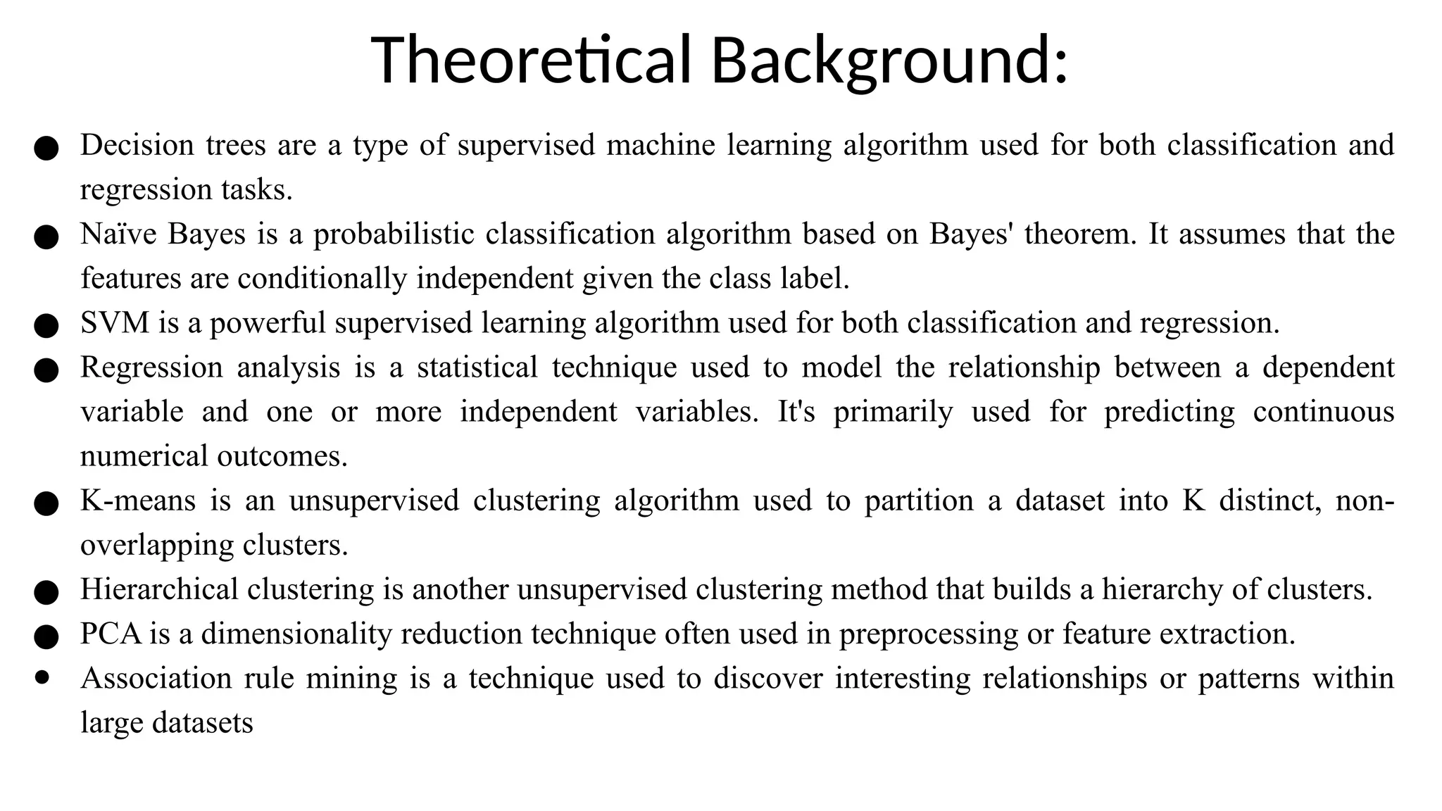 Supervised and Unsupervised Learning Techniques in Healthcare.pptx