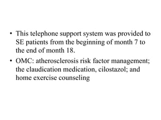 Supervised Exercise, Stent Revascularization, or Medical Therapy for ...