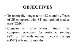 Supervised Exercise, Stent Revascularization, or Medical Therapy for ...