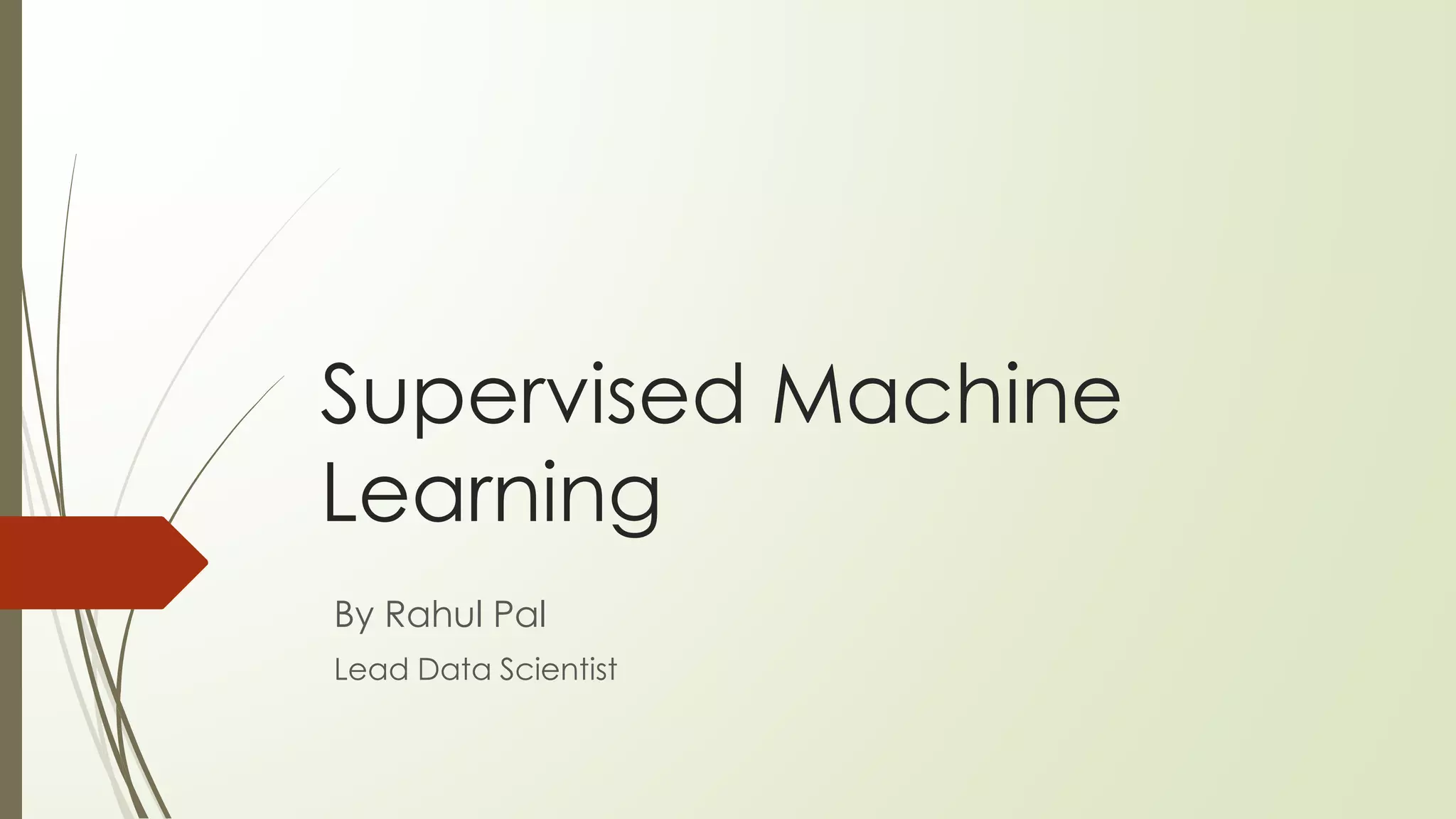 Supervised learning - Linear and Logistic Regression( AI, ML) | PPT Supervised learning - Linear and Logistic Regression( AI, ML) | PPT