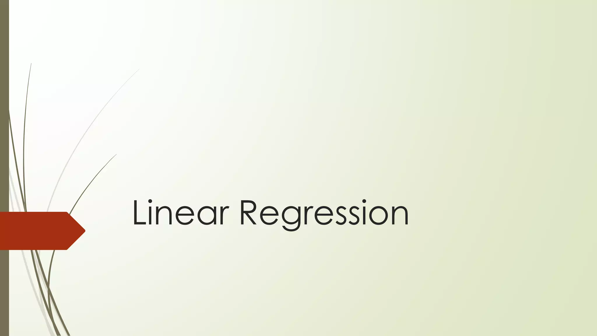 Supervised learning - Linear and Logistic Regression( AI, ML) | PPTX