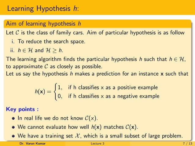 Lecture 3 Supervised Learning Pdf Technology And Computing