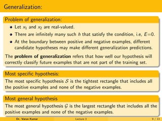 Lecture 3 (Supervised learning) | PDF
