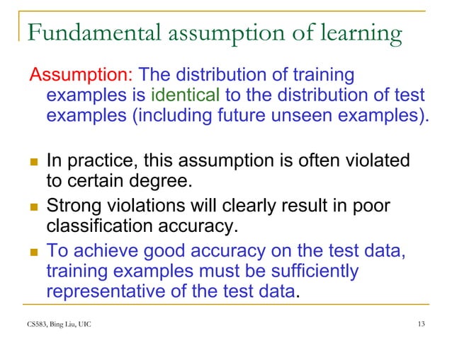 Supervised Learning UNDERSTANDING IT THREADBARE | PPT