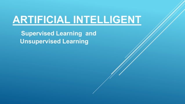 Supervised learning and Unsupervised learning | PPTX | Computing ...