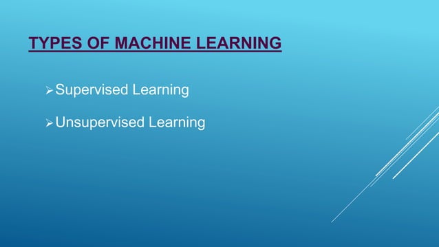 Supervised learning and Unsupervised learning | PPTX | Computing | Technology & Computing