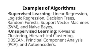 Supervised learning and unsupervised learning new 2024.pptx