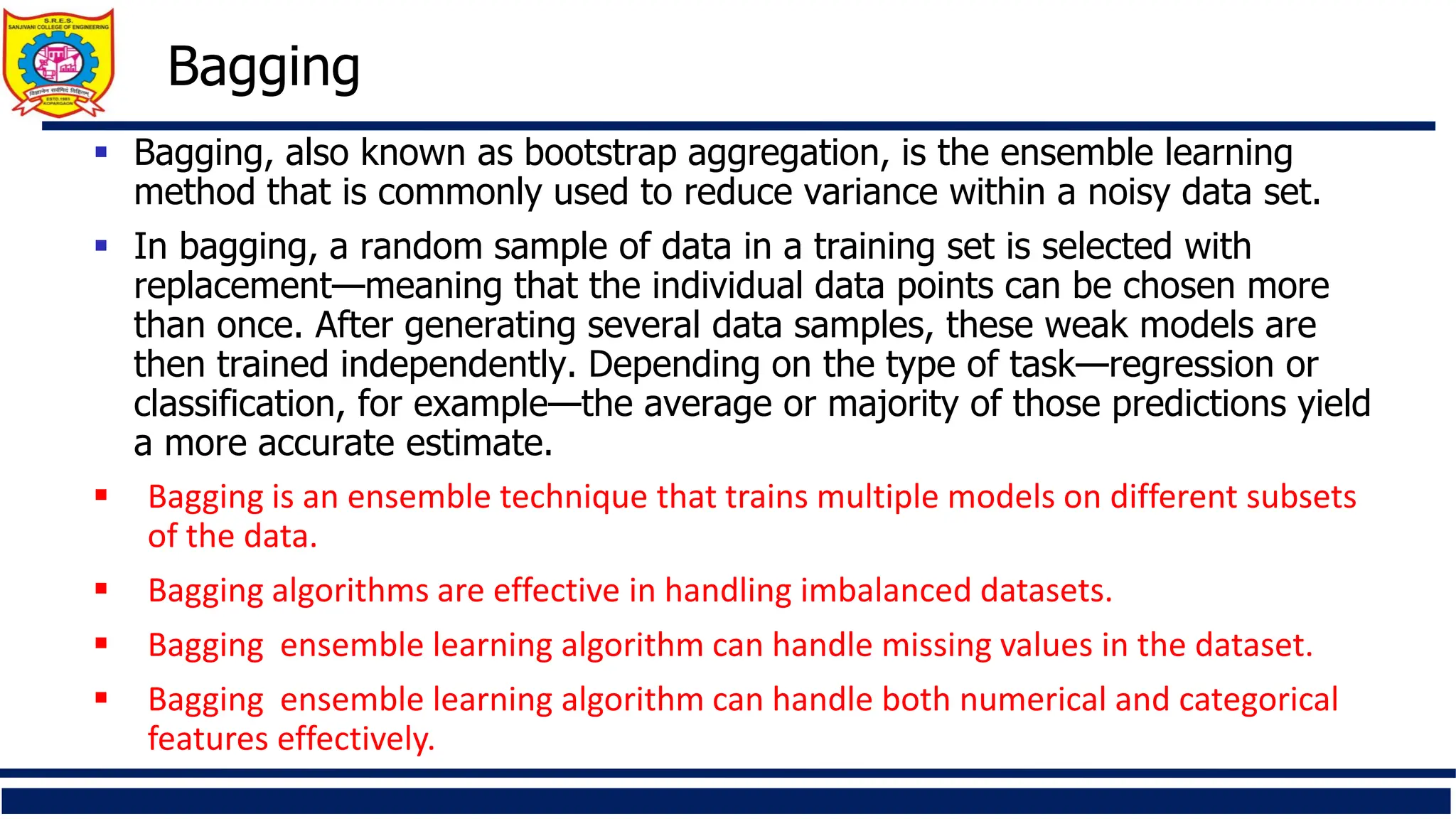 Supervised Learning Ensemble Techniques Machine Learning | PDF