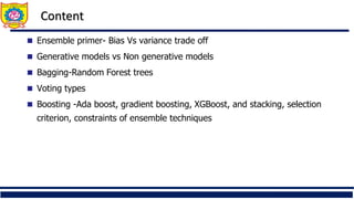 Supervised Learning Ensemble Techniques Machine Learning | PDF