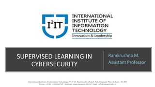Supervised Learning in Cybersecurity | PPTX