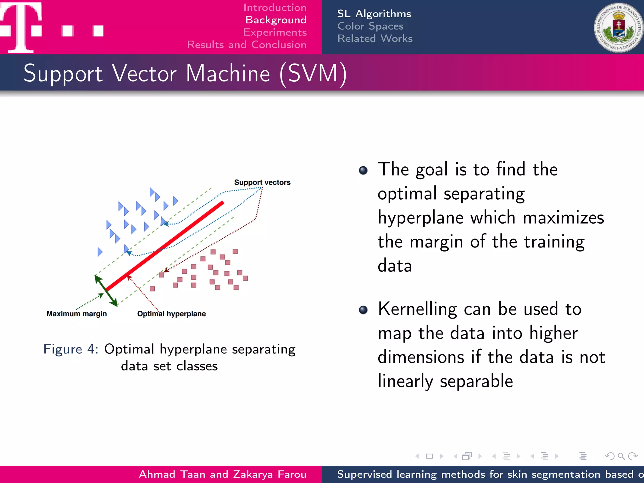 Supervised Learning Methods For Skin Segmentation Based On Color Pixel Classification Ppt