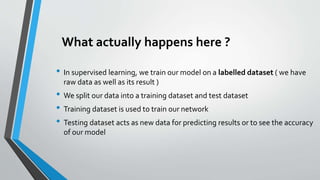 Supervised Machine Learning | PPTX