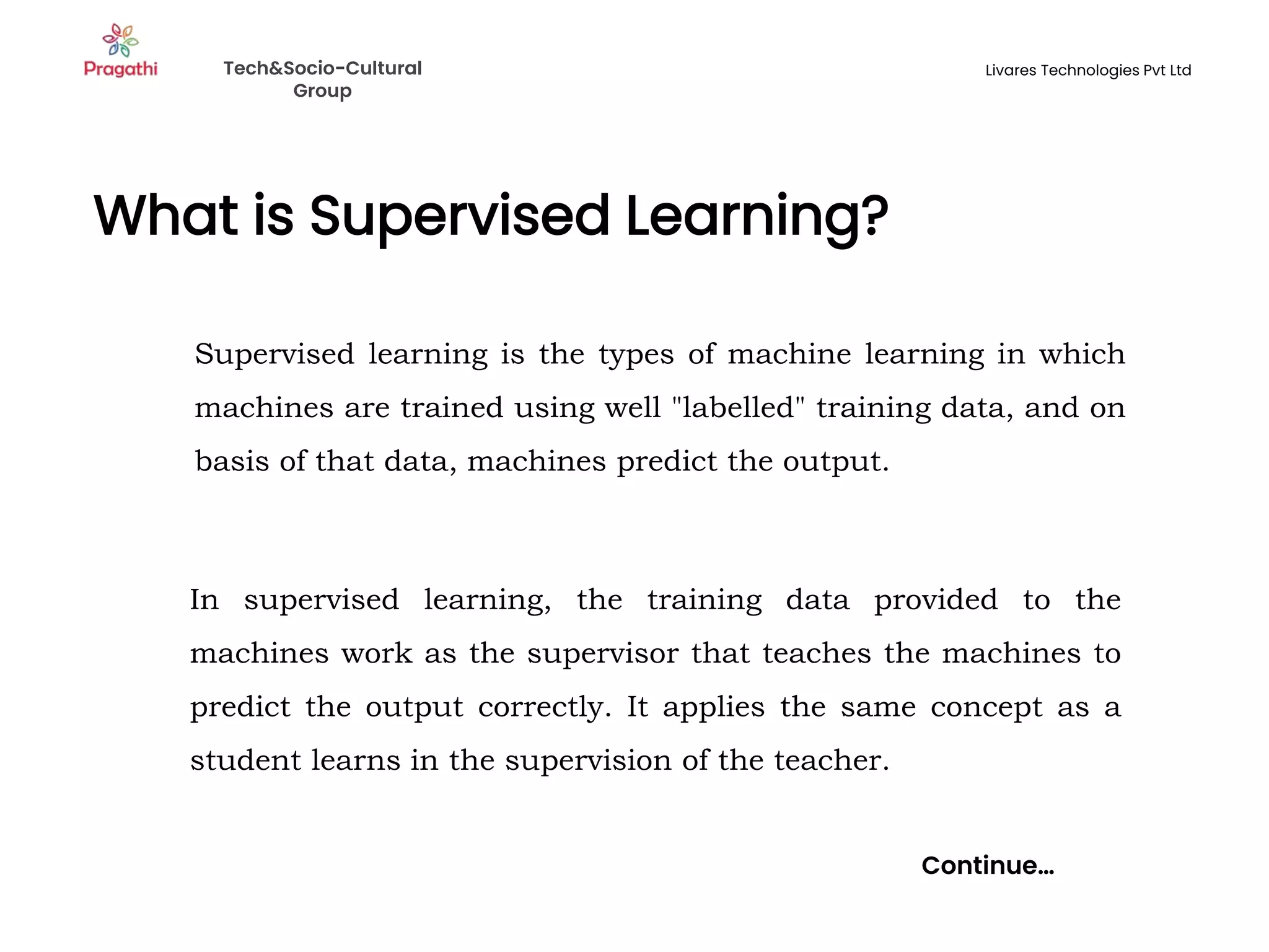Supervised Machine Learning | PPTX
