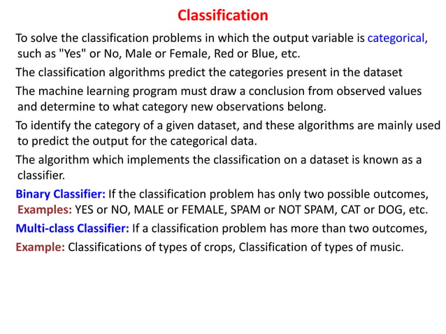 Supervised Machine Learning Algorithm | PDF