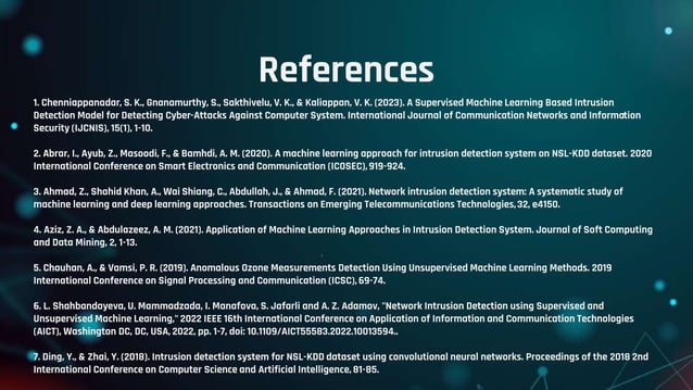 Supervised Machine Learning Algorithms For Intrusion Detectionpptx