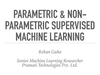 Parametric & Non-Parametric Machine Learning (Supervised ML) | PDF