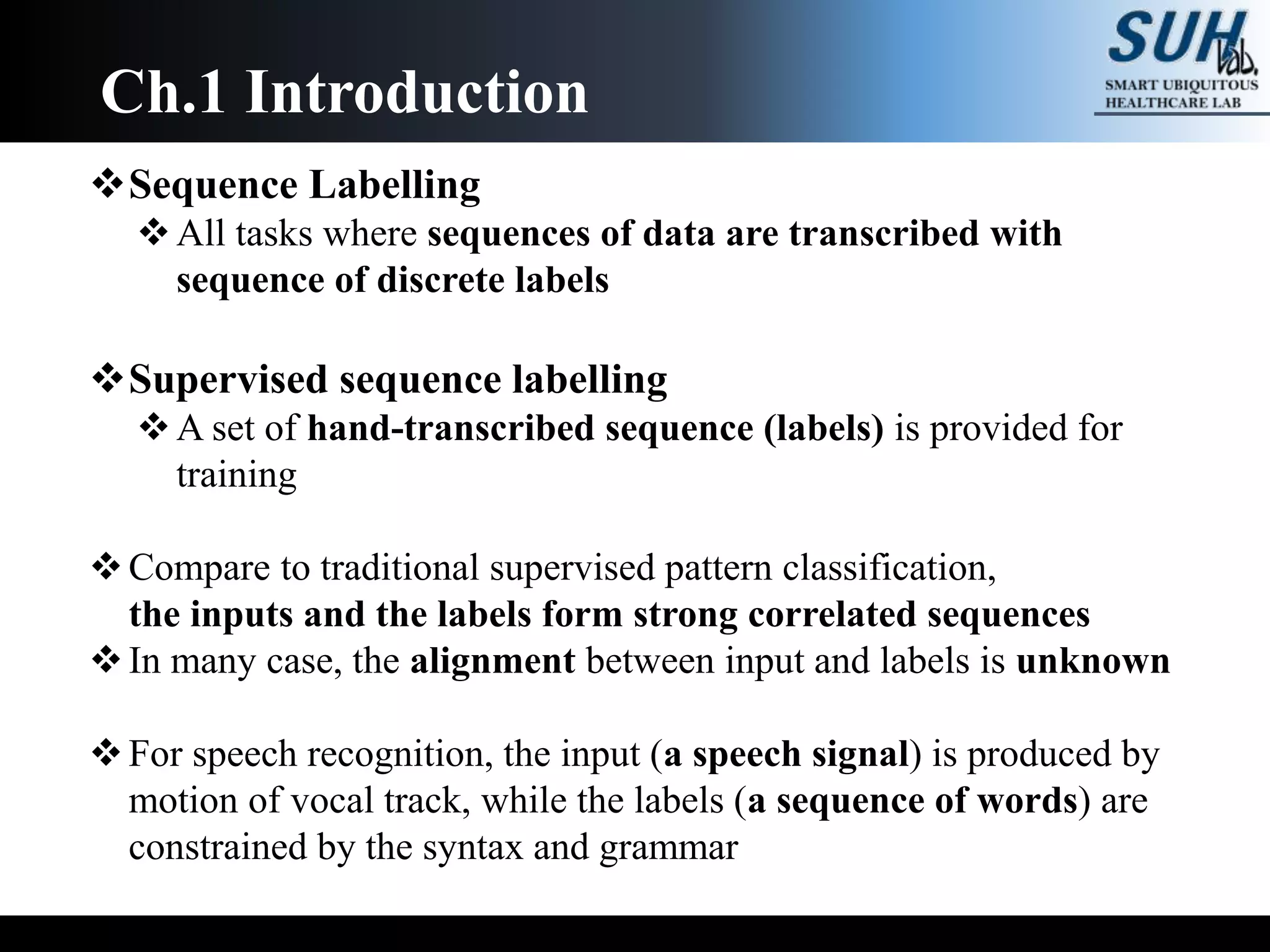 Supervised sequence labelling with recurrent neural networks ch1 6 | PPT