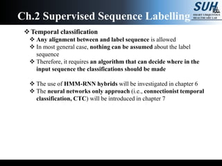 Supervised sequence labelling with recurrent neural networks ch1 6 | PPTX