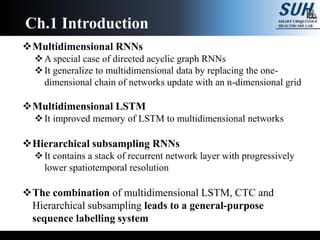 Supervised sequence labelling with recurrent neural networks ch1 6 | PPT