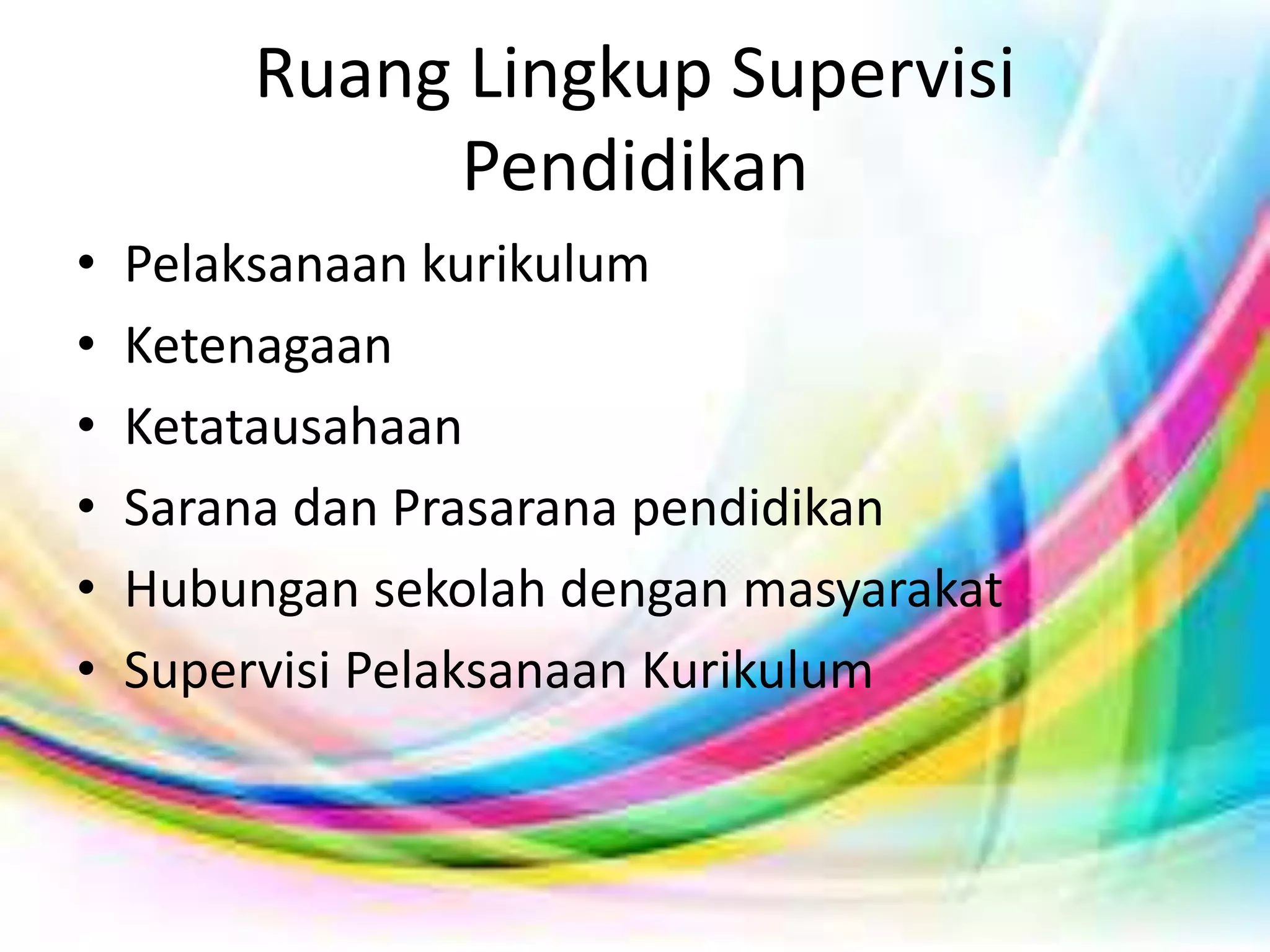 Supervisi | PPTX