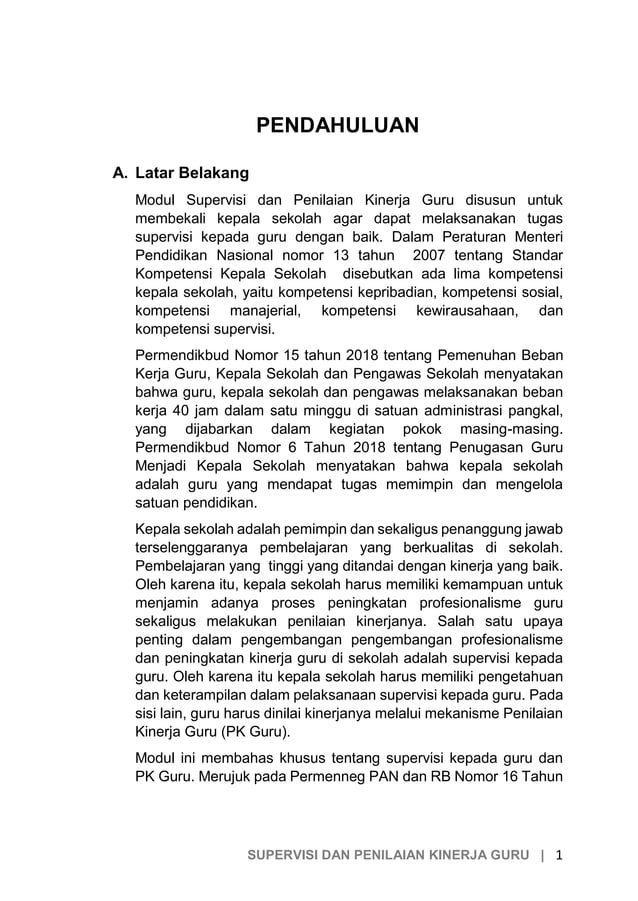 Supervisi dan pkg | PDF