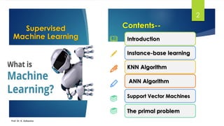 Supervised Machine Learning PPT by K. Adisesha | PDF