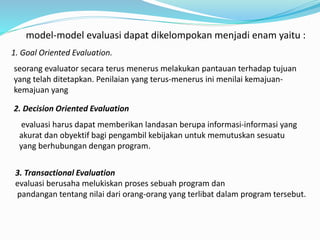 Supervisi, evaluasi, monitoring dan pelaporan | PPTX