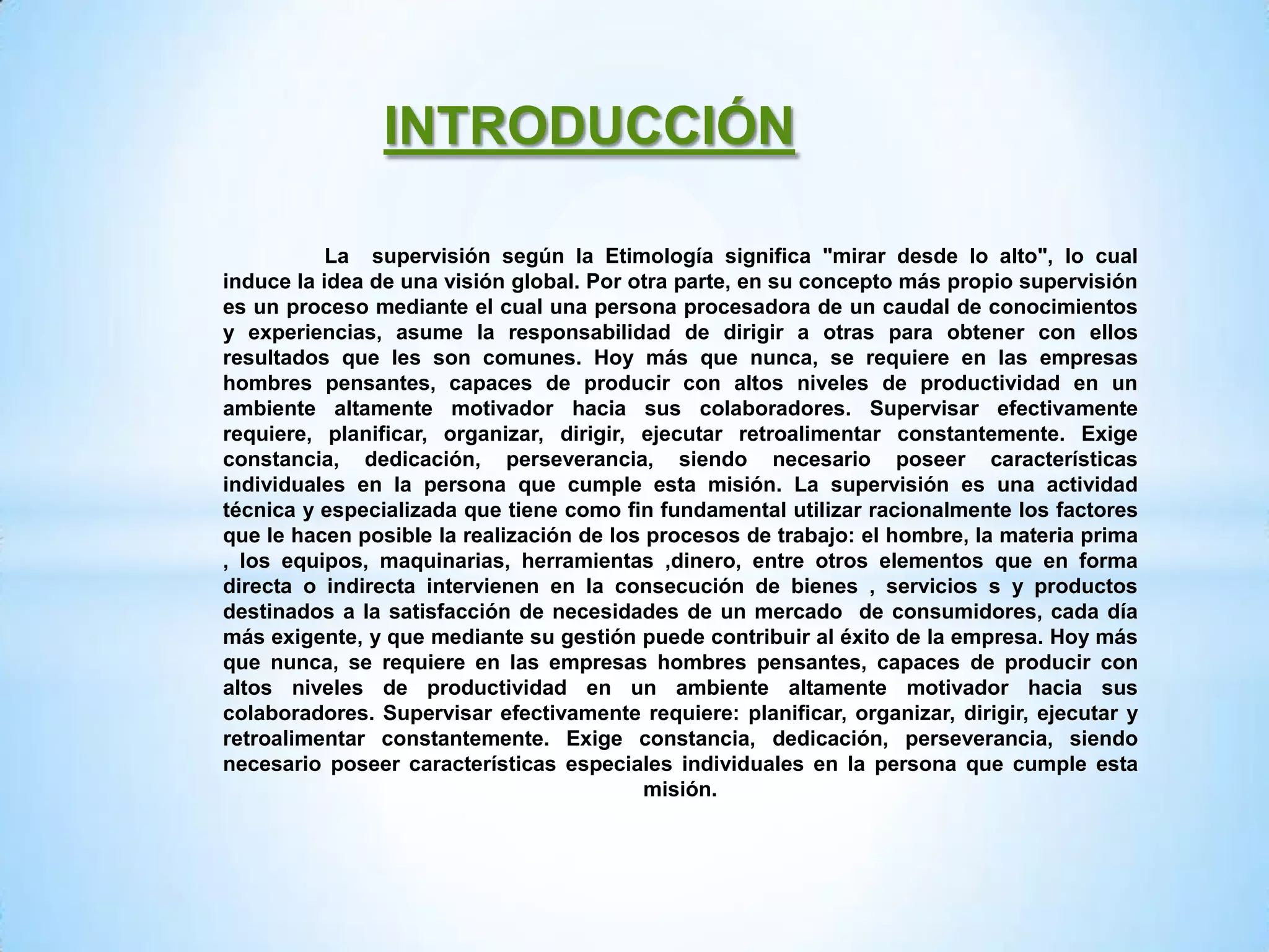 Procesos de supervision | PPTX