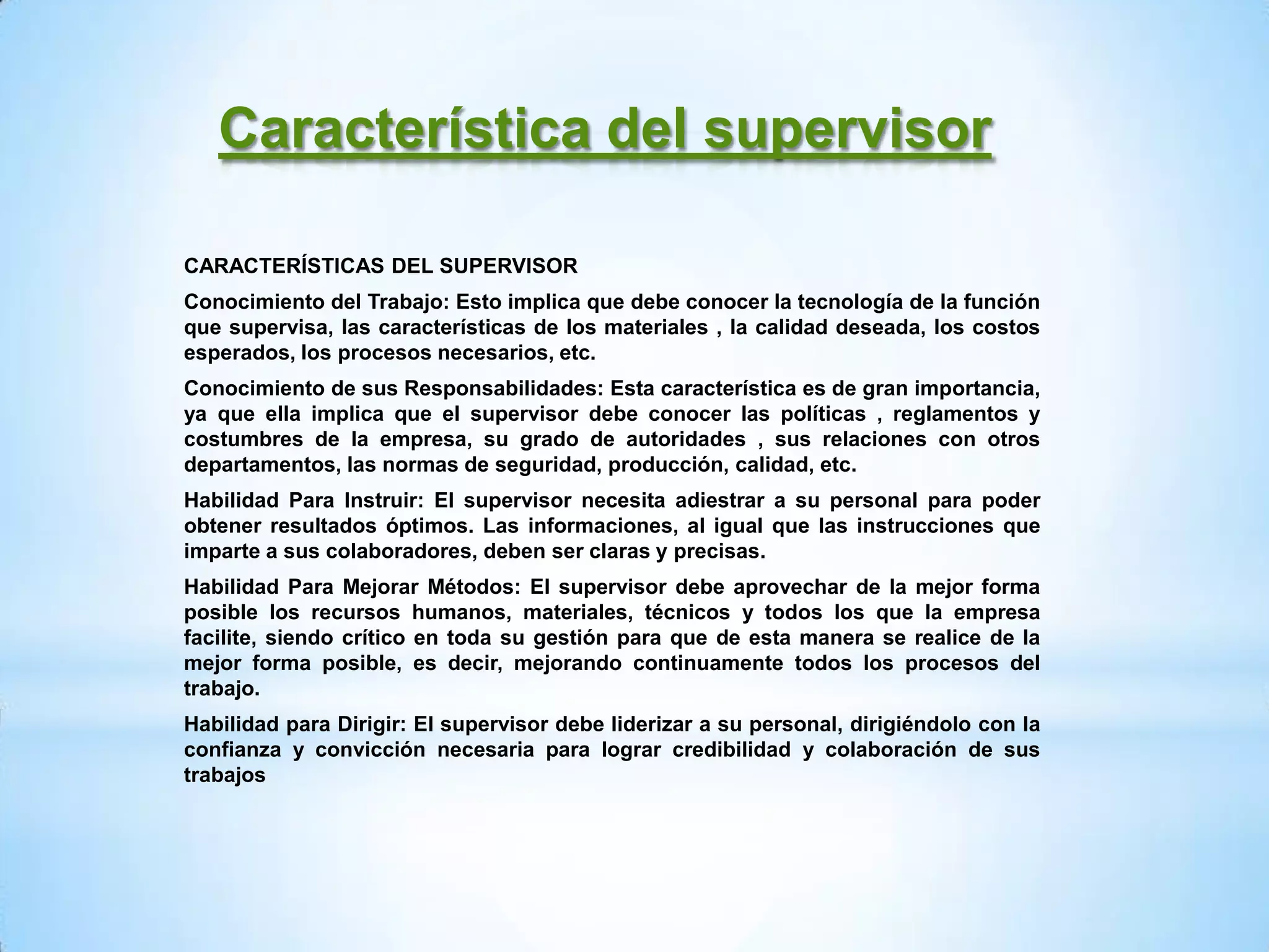 Procesos de supervision | PPTX