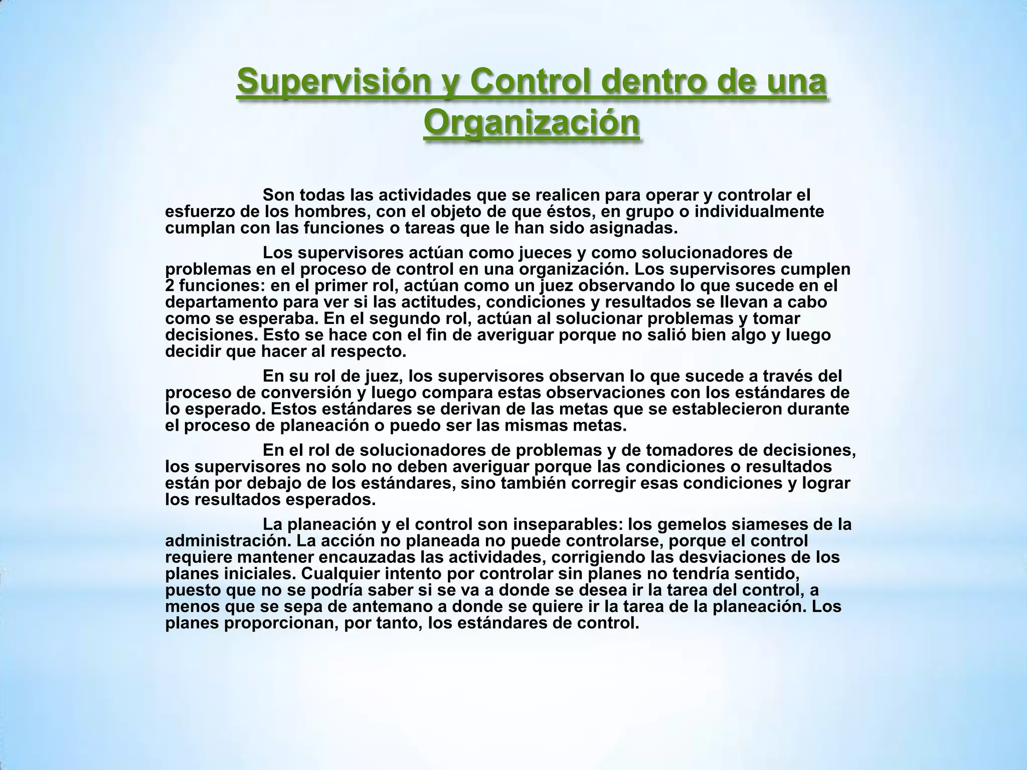 Procesos de supervision | PPTX