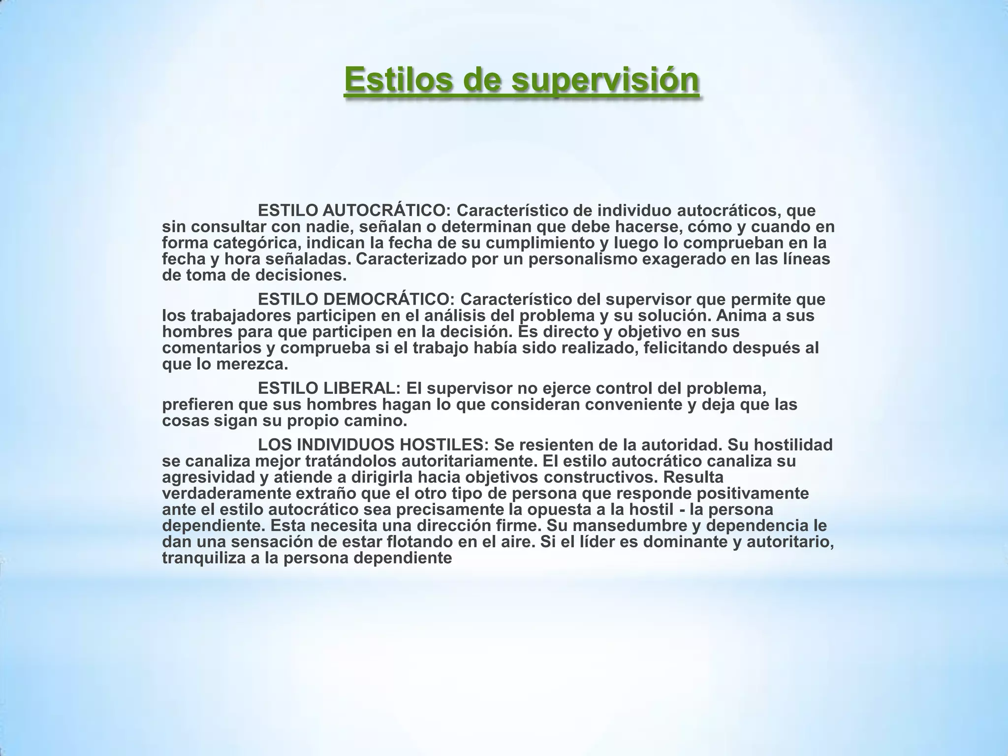 Procesos de supervision | PPTX