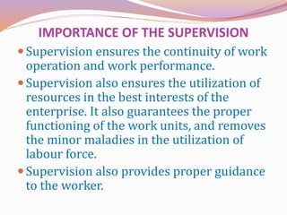 Supervision | PPTX