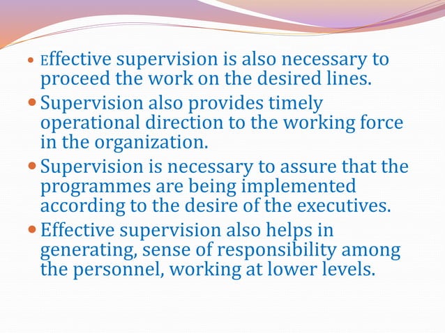 Supervision | PPTX