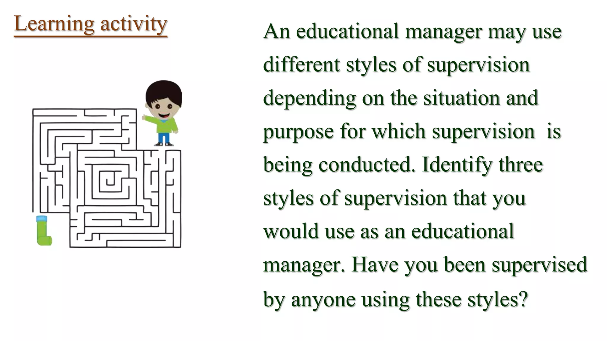 Educational Supervision | PPTX