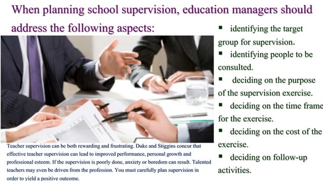 Educational Supervision | PPTX | Education