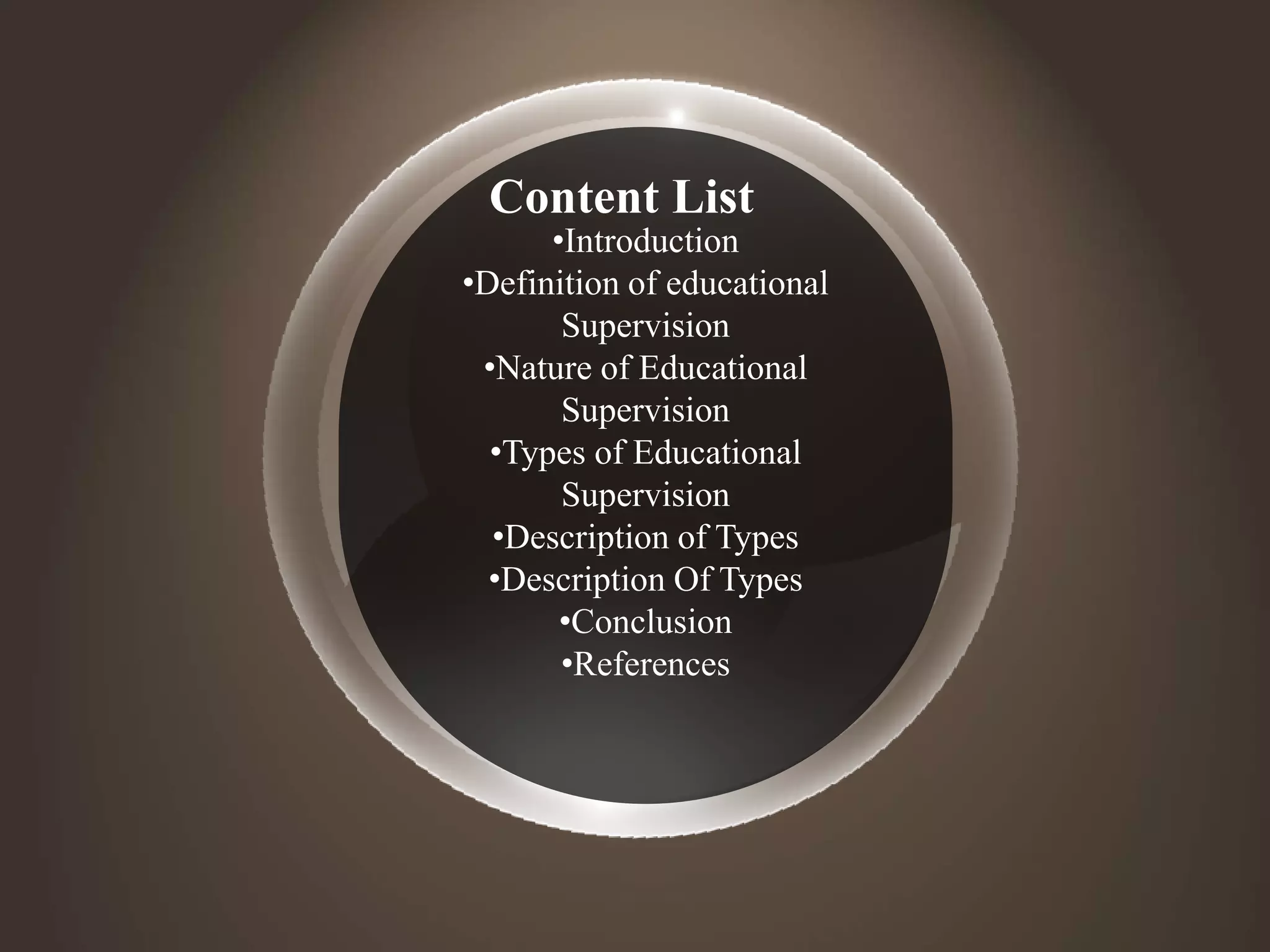 Educational Supervision and its types | PPTX