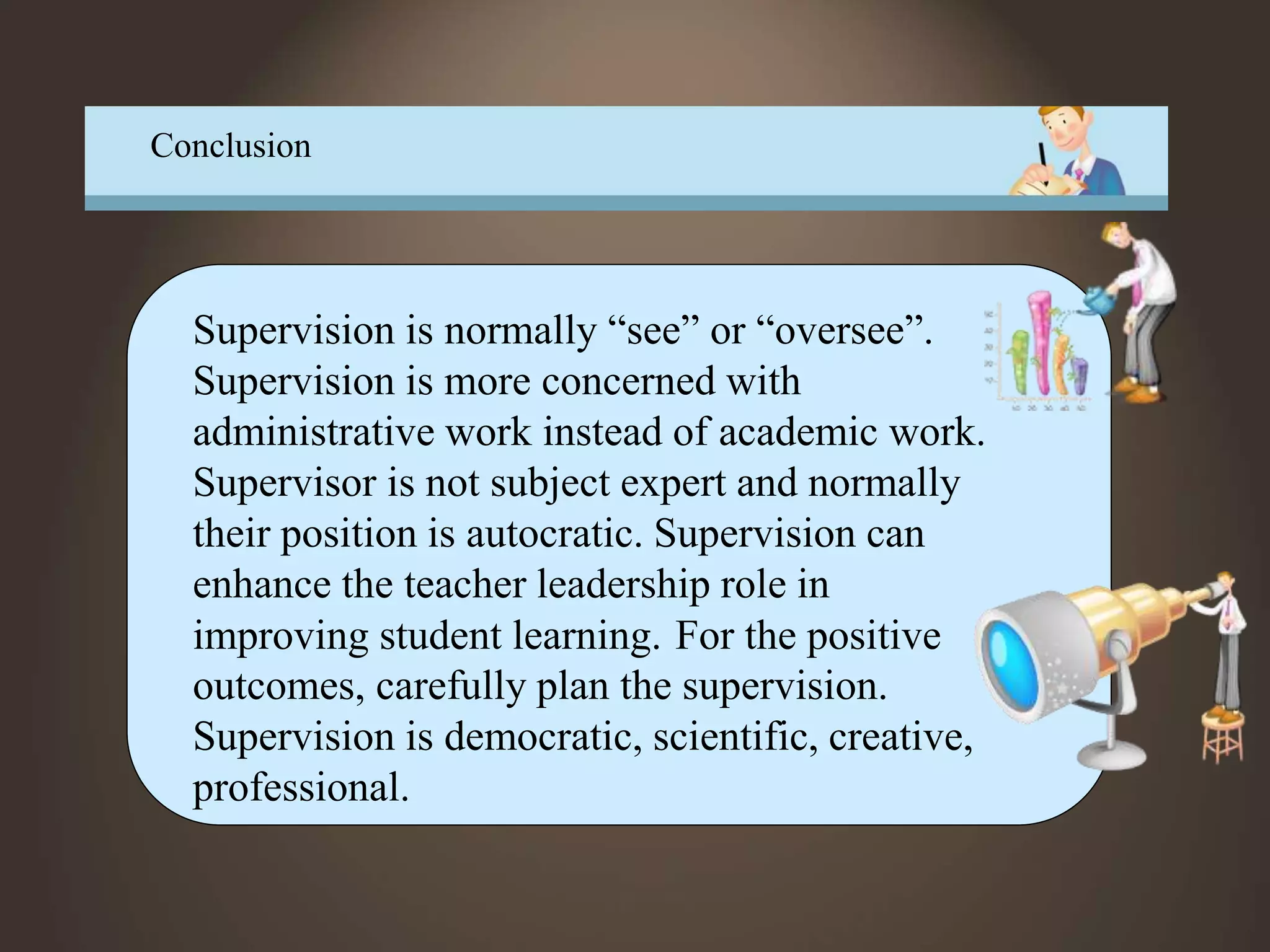 Educational Supervision and its types | PPTX