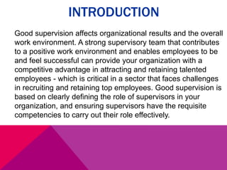 Supervision | PPTX
