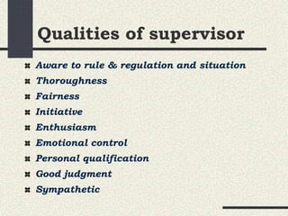 Supervision | PPSX