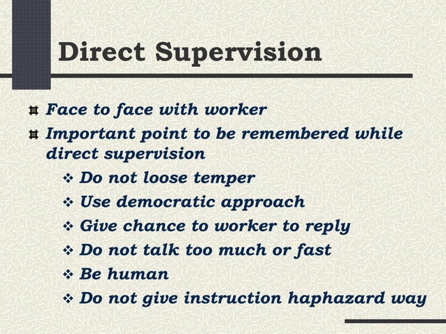 Supervision | PPSX