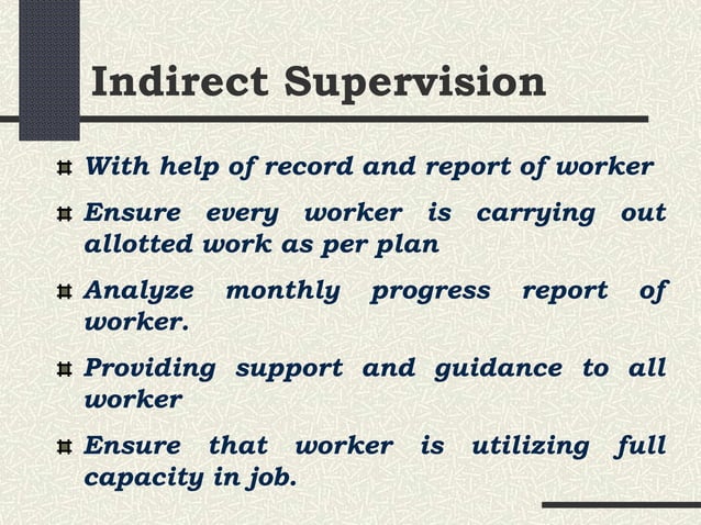 Supervision | PPSX