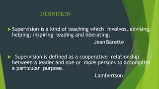 Supervision | PPTX