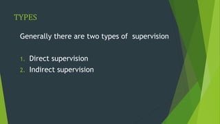 Supervision | PPTX