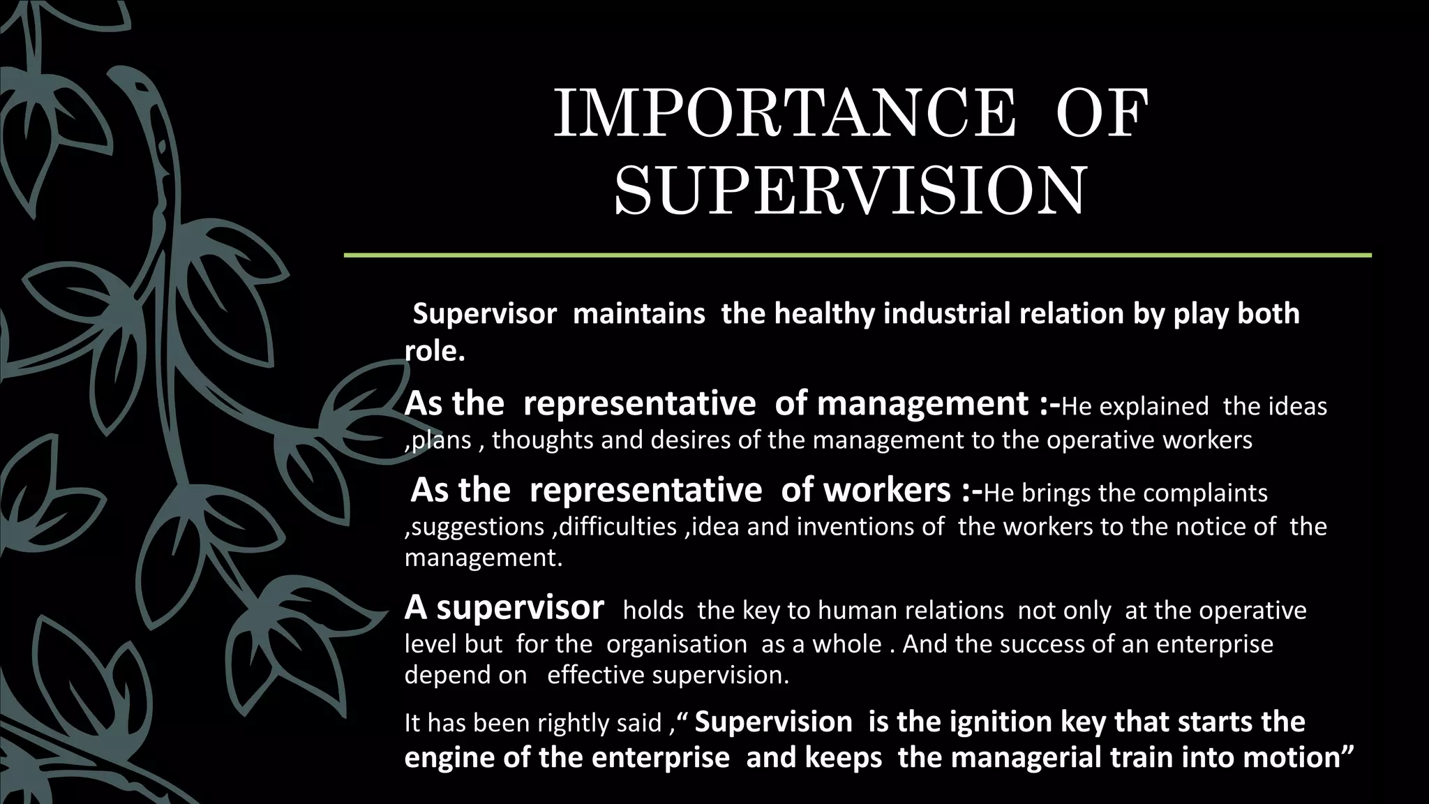 Supervision | PPTX